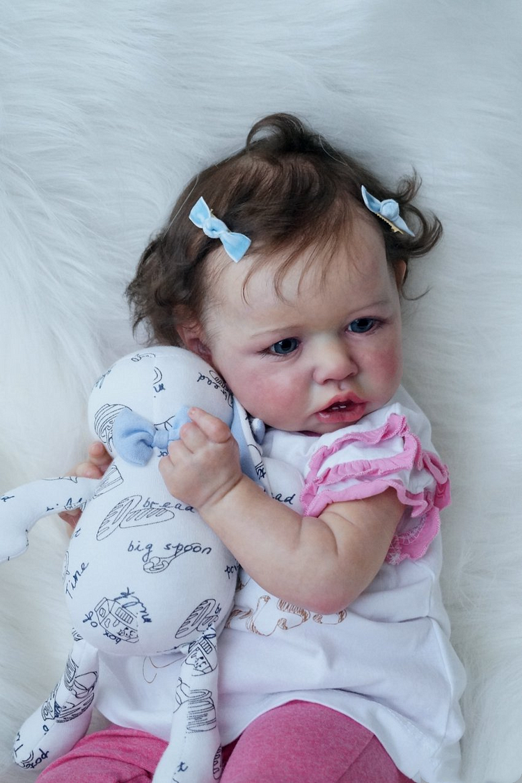 Dollish 22"Little Aggy Reborn Saxia Baby Doll Girl, Realistic＆Lifelike ...
