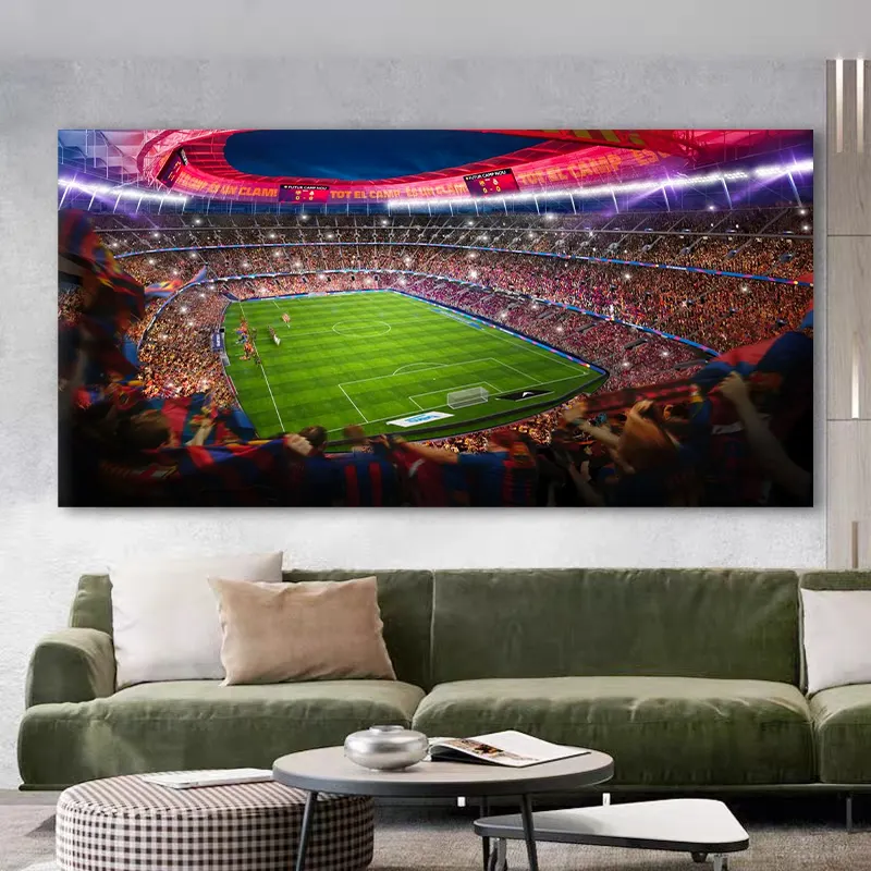Futbol Club Barcelona Stadium Canvas Wall Art