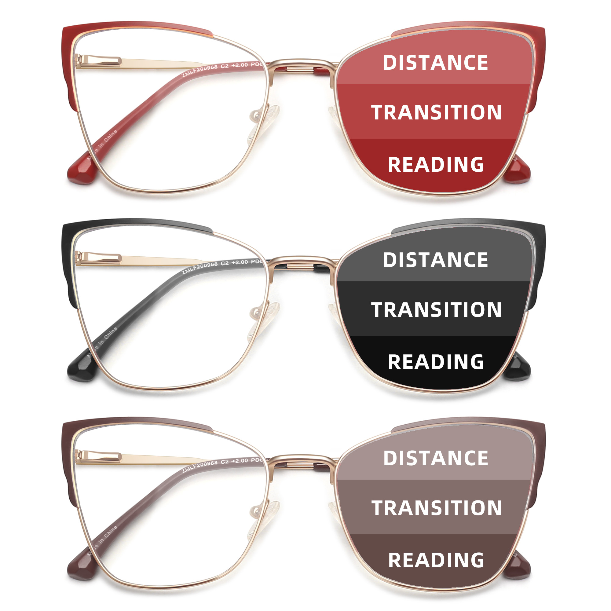 JM Cat Eye Reading Glasses For Women Retro Design Reader Computer ...