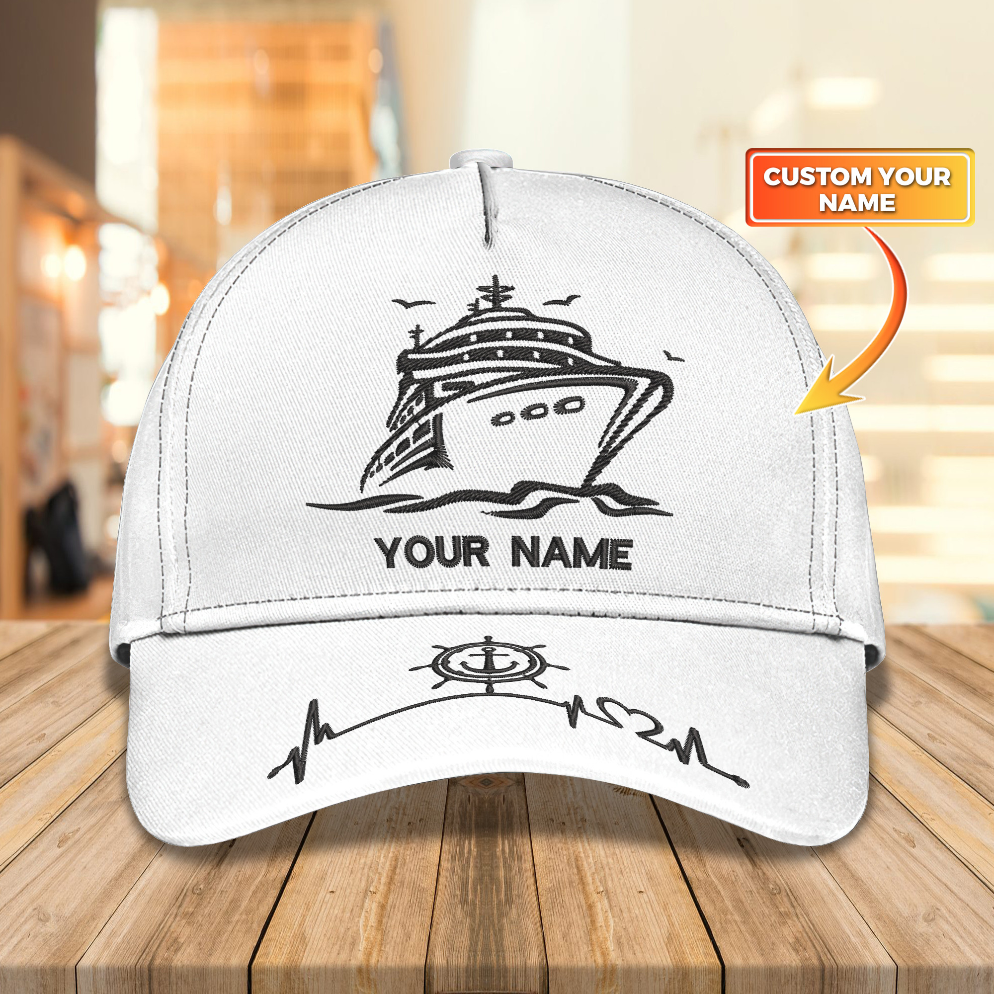 Cruise Customized Embroidery Cap For Cruise