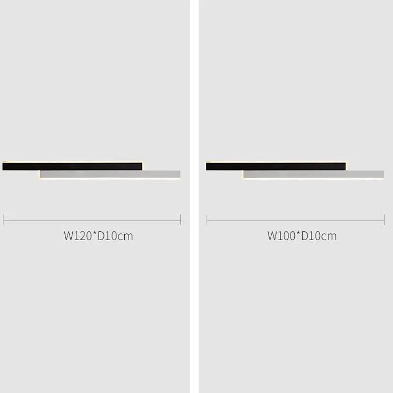 Creative Led Long Living Room Background Wall Lamp