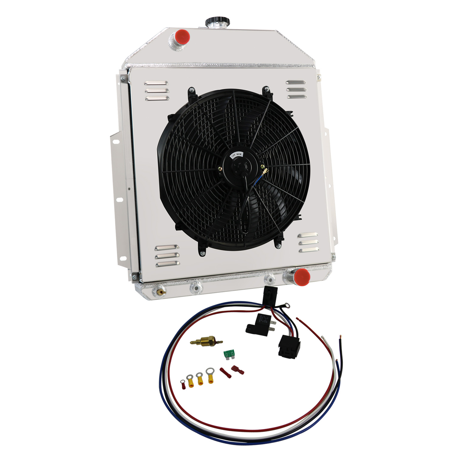 EXTREME COOLING 4Row Radiator Shroud Fan For Ford F-Series Pickup ...