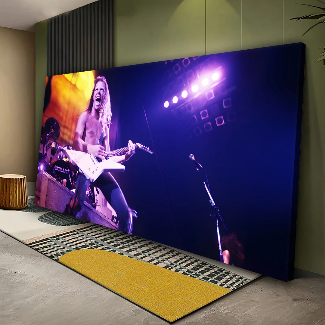 Metallica 1986 James Hetfield Canvas Wall Art Metallica 1986 James Hetfield Canvas Wall Art