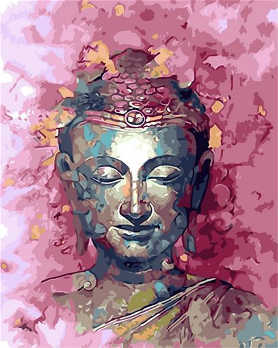 DIY Painting By Numbers | Buddha statue