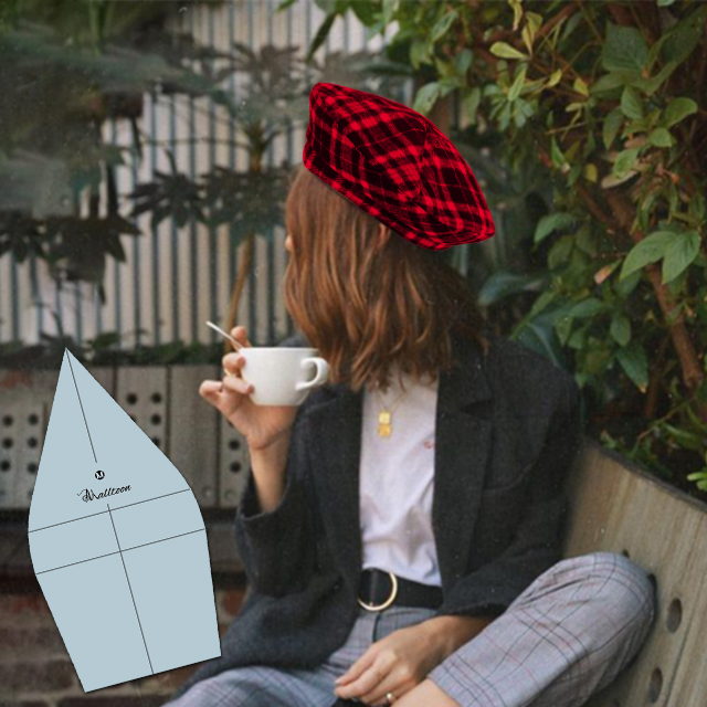 DIY Beret Sewing Template – with instructions