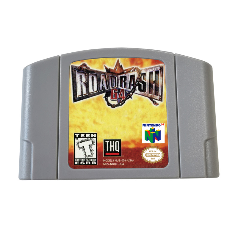 Road Rash 64 N64 Cartridge For Nintendo 64 Game Console