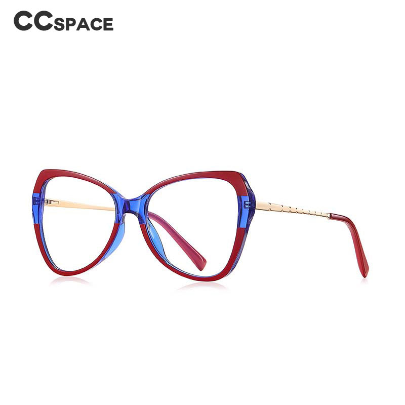 53147 Ladies Anti-Blu-Ray Glasses Frames Tr90 Metal Legs Computer ...