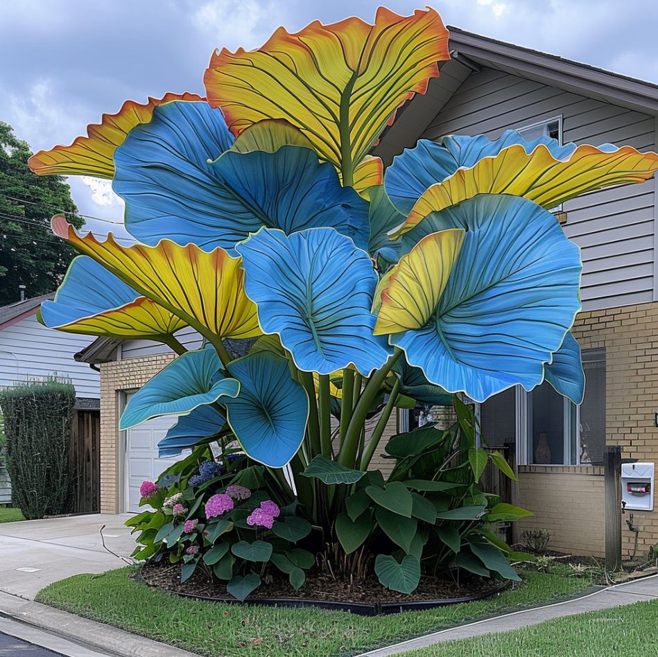 🌿Fascinating giant caladium🌈