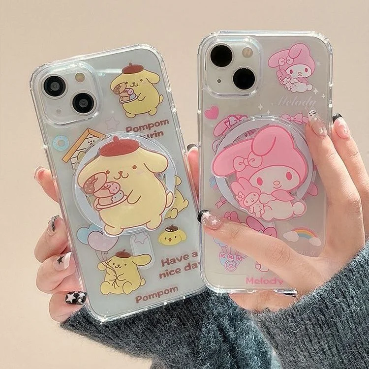 Cute Cartoon Iphone Case With Holder