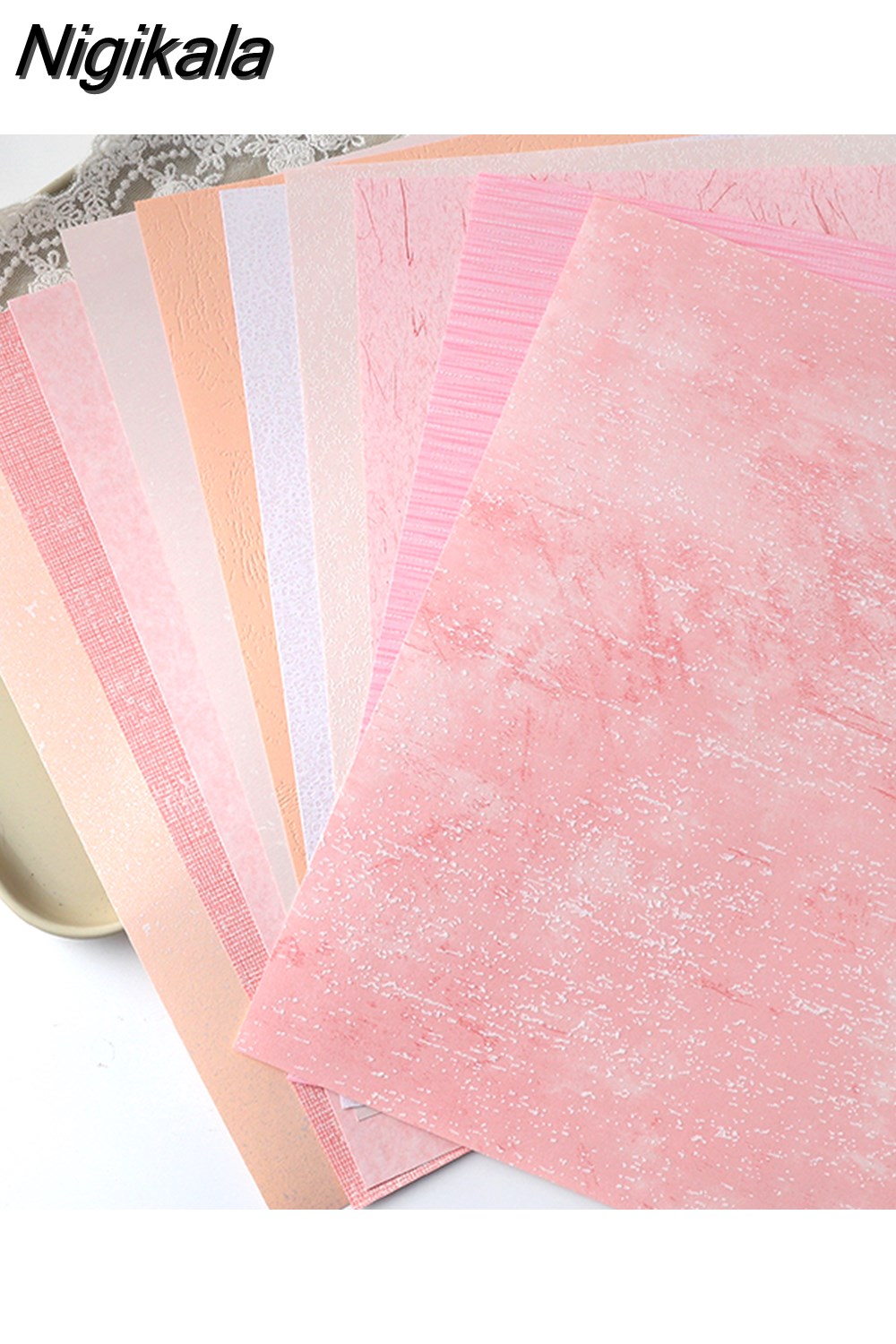 Nigikala A5 Sakura Pink Texture Hand Craft Creation Material Paper ...