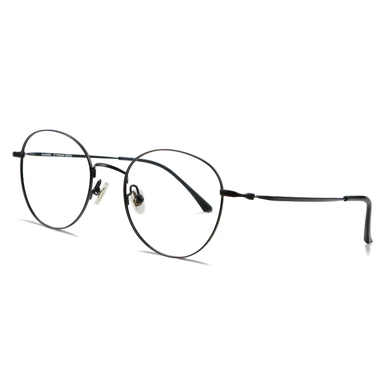 Pure Titanium Ultra-Thin Reading Glasses Blue Light Blocking Readers ...