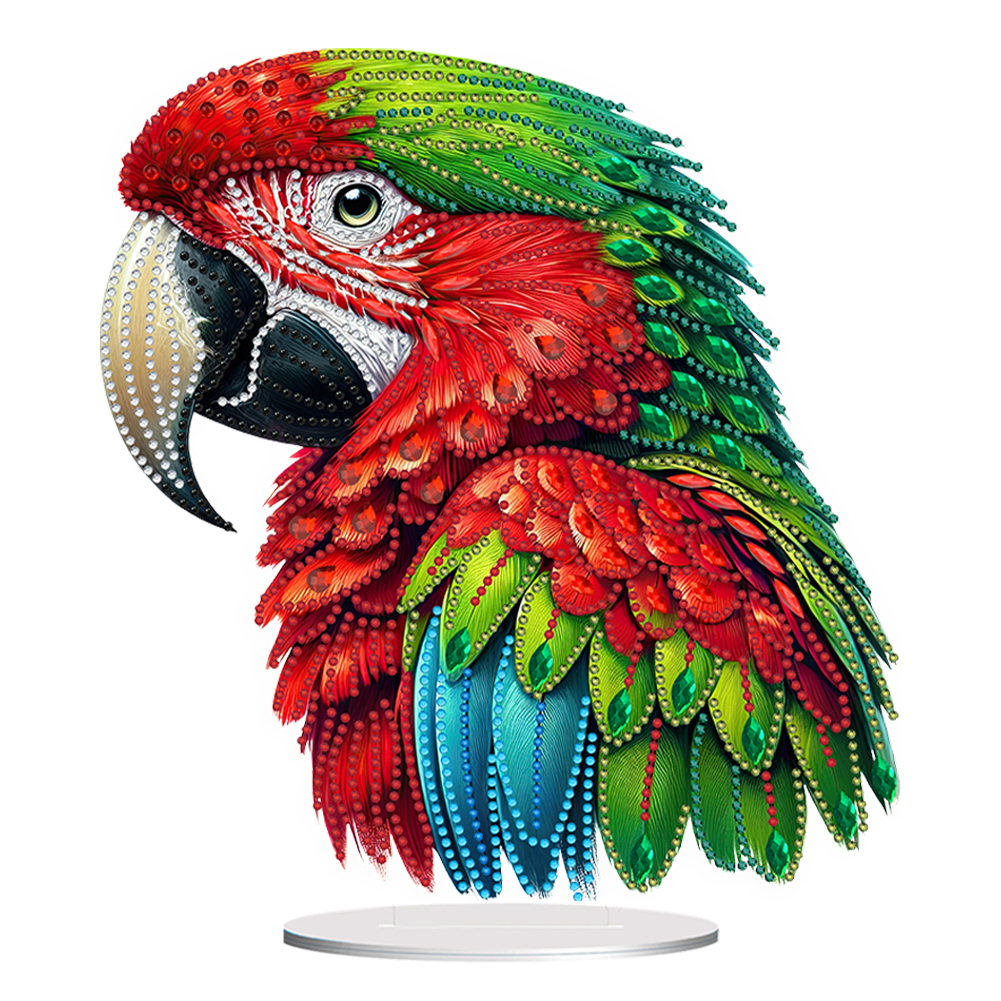 Acrylic Special Shape Parrot Diamond Painting Desktop Ornament for ...