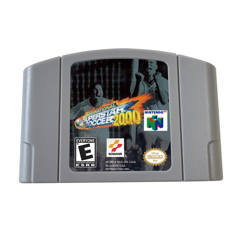International Superstar Soccer 2000 N64 Cartridge For Nintendo 64 Game ...