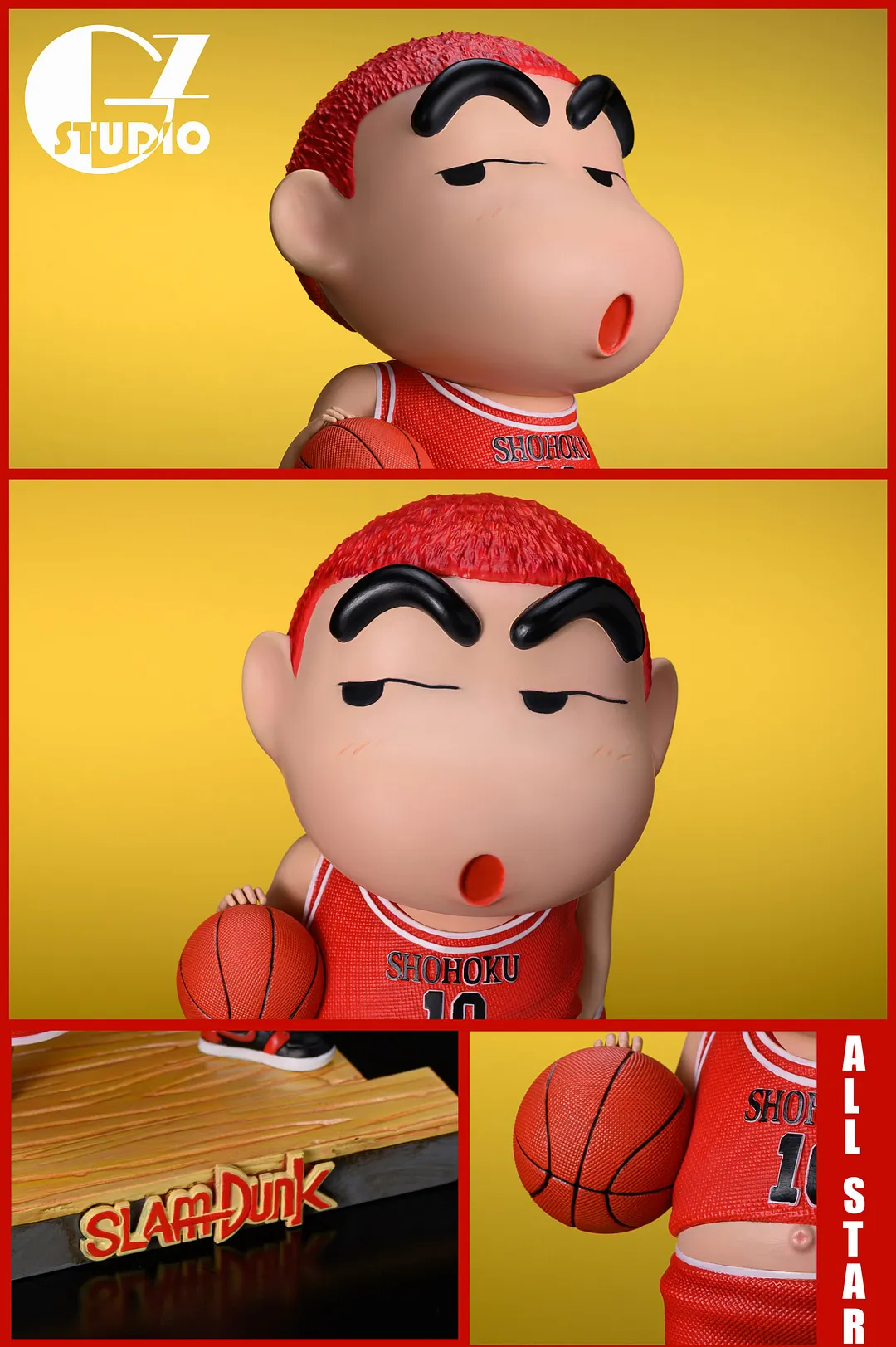 Sakuragi Hanamichi Cosplay Shinnosuke Nohara - Crayon Shin-chan Resin ...