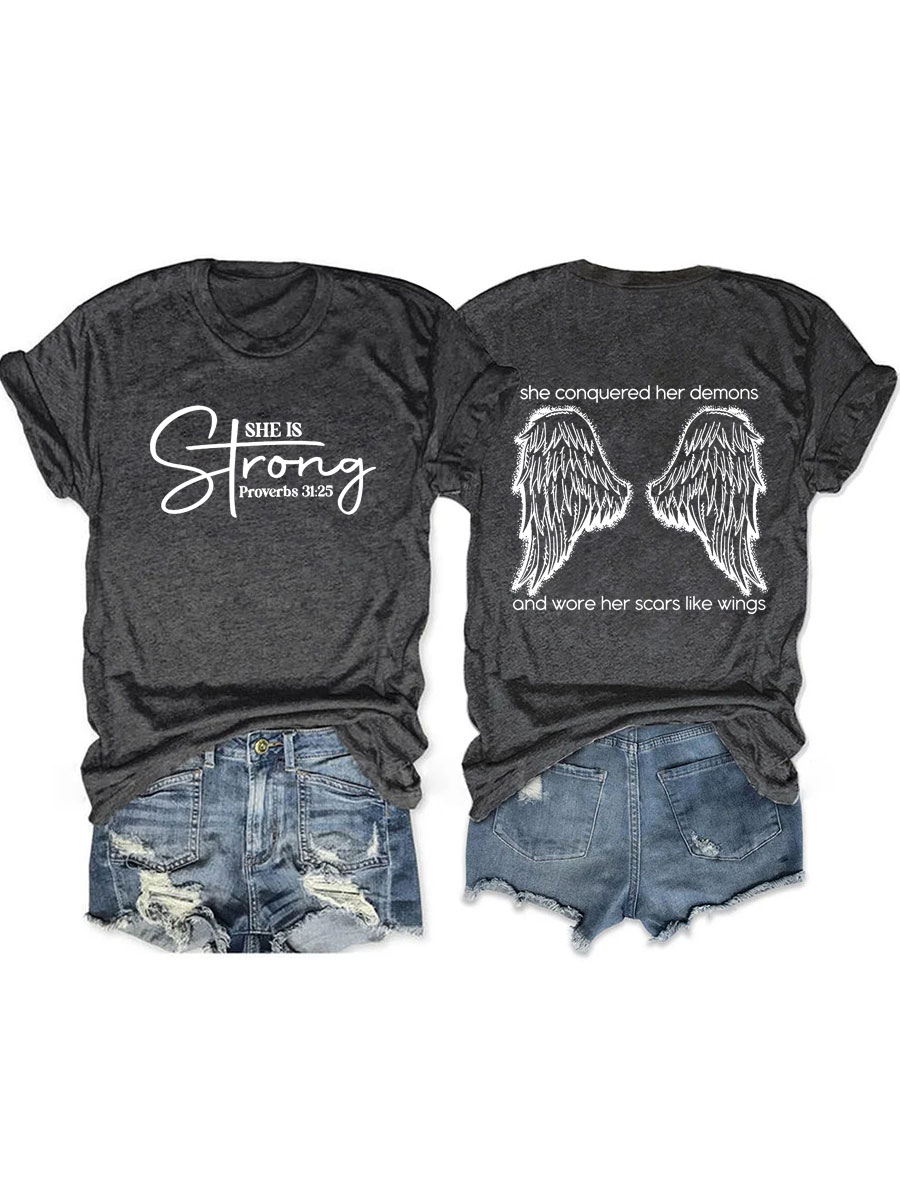 She Conquered Her Demons And Wore Her Scars Like Wings,She Is Strong T ...