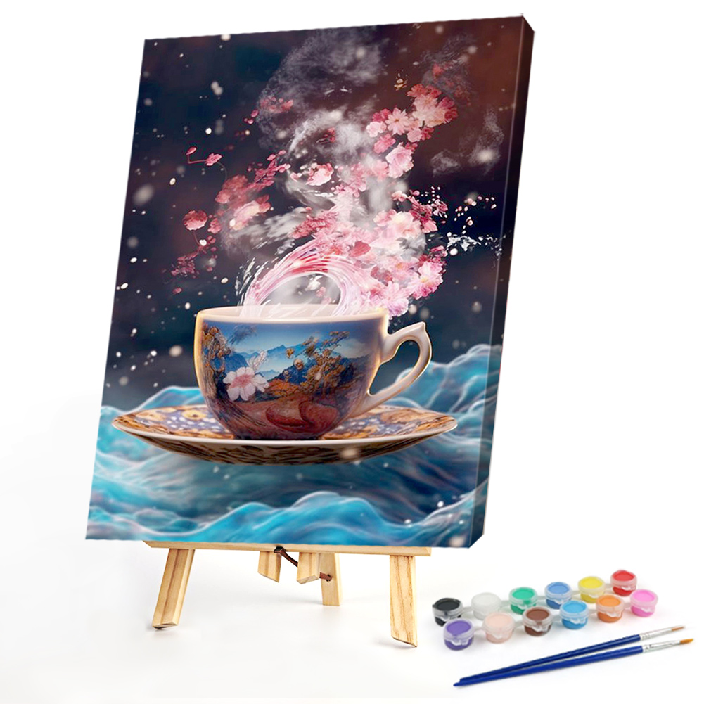 Tumbling Cup(40*30CM)-Painting By Numbers