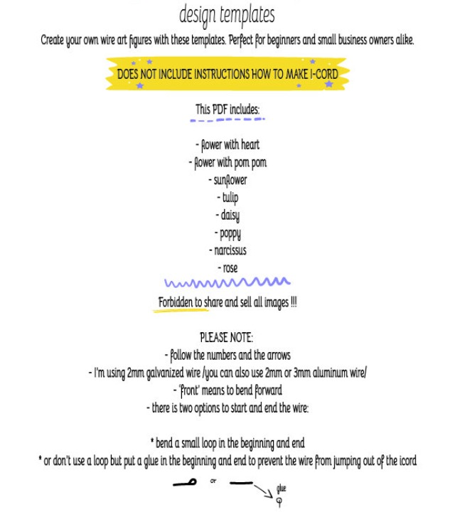 Printable Wire Art Template Bundle | Wire bending figure patterns ...