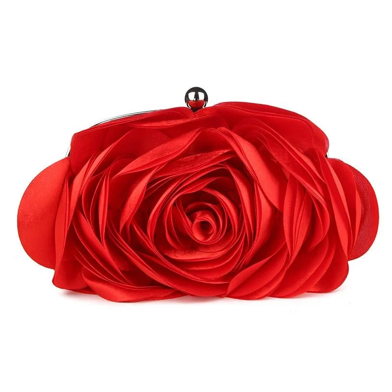 Evening Bag Flower-Shaped Clutch Bag