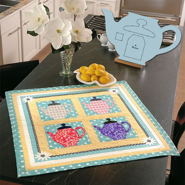 Teapot Quilt Templates-With Instructions