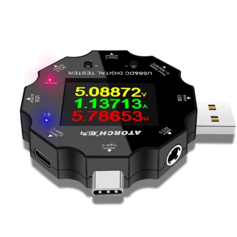 UD18 USB Tester 3.0 DC Digital Car Voltmeter Ammeter Power Bank Current ...