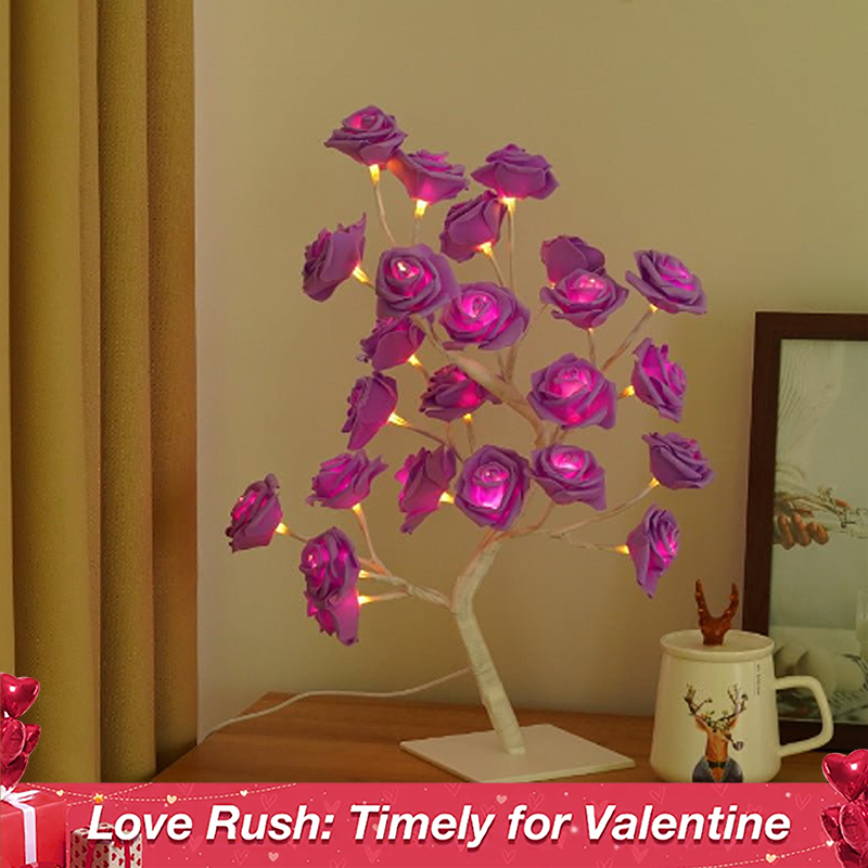Flower Rose Tree Light
