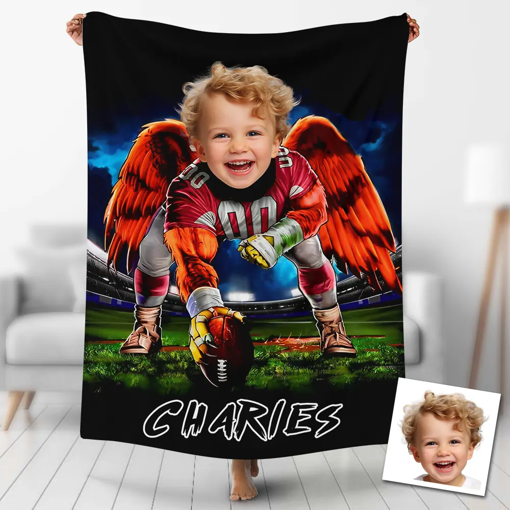 Custom Blankets Personalized American Football Sporter Nfl Blanket