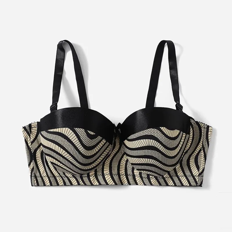 Uaang Half Cup Balconette Bra Sexy Underwear Woman Plus Size 85C 90C ...