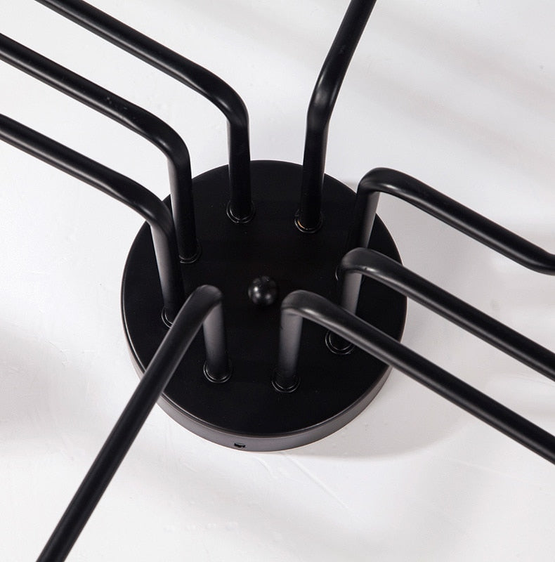 Modern Pendant Lights Hanging Vintage Multiple Rod Wrought Iron Ceiling ...