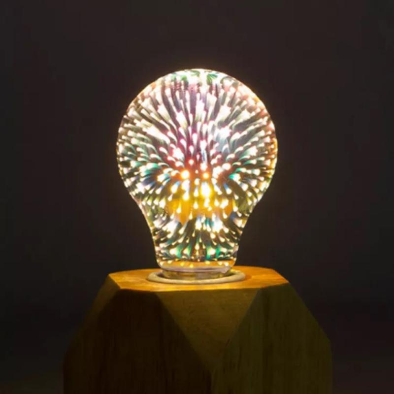 3D Fireworks Decorative LED Light Bulb