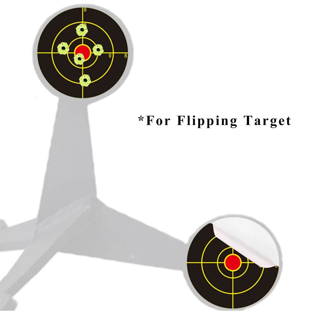 GearOZ Bullseye Splatter Target Stickers, 3 Inch Reactive Shooting ...