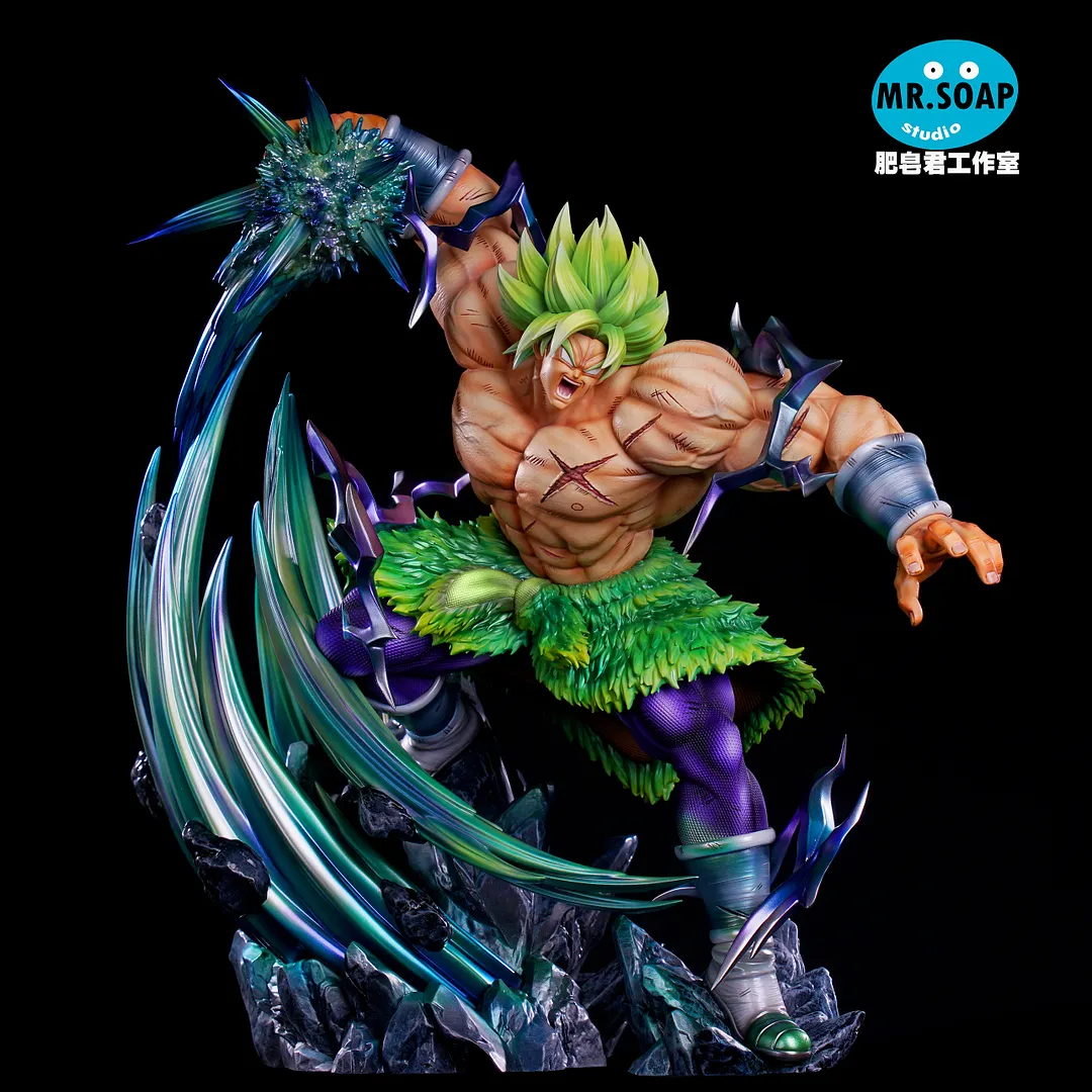 1/6 Scale Awakening Broly - Dragon Ball Resin Statue - Mr. Soap Studio ...
