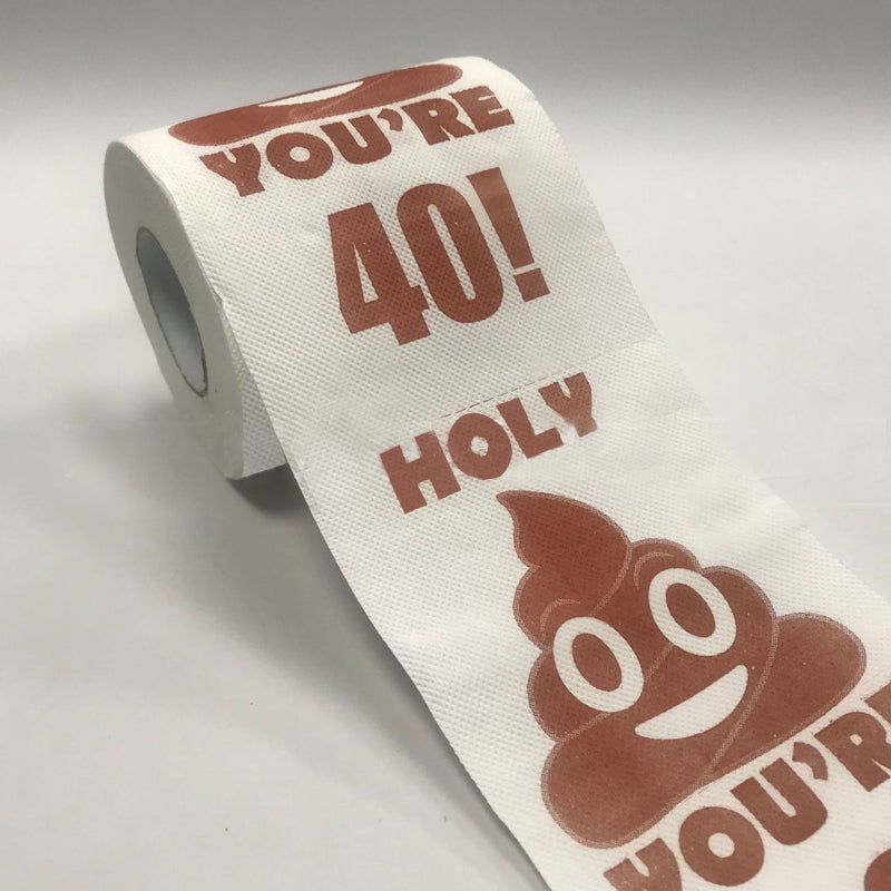 🧻Prank Poop Printed Toilet Paper Happy Birthday Funny Tissue Gag Gift