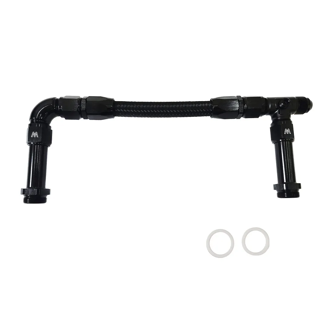 Alloyworks Universal Carburettor Inlet Rail Kit 8AN Fuel Line Dual ...