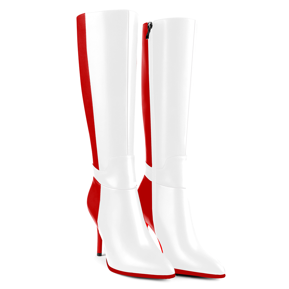 Red Bottom Knee Boots