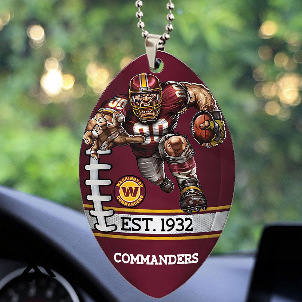 Washington Commanders Custom shape 2-sided Acrylic Ornament