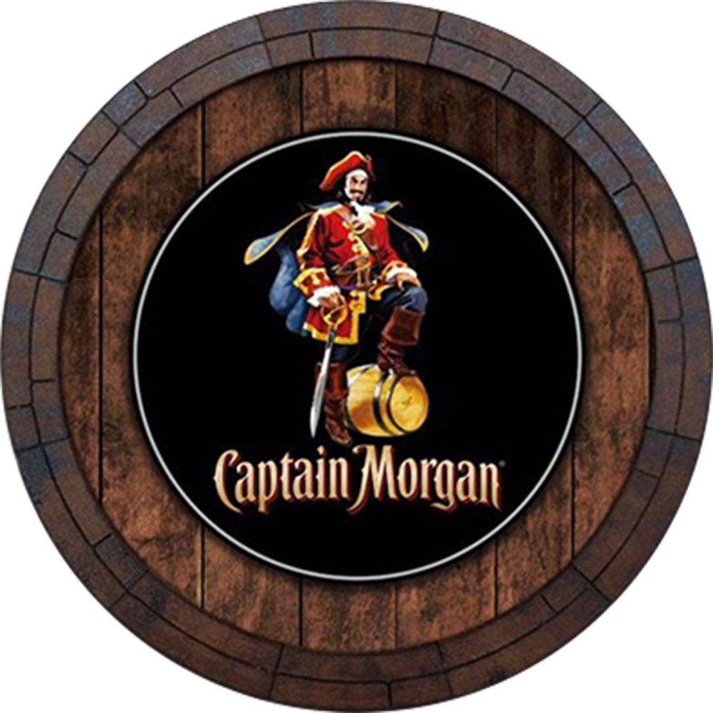 Captain Morgan - Round Metal Tin Signs(12*12Inch)