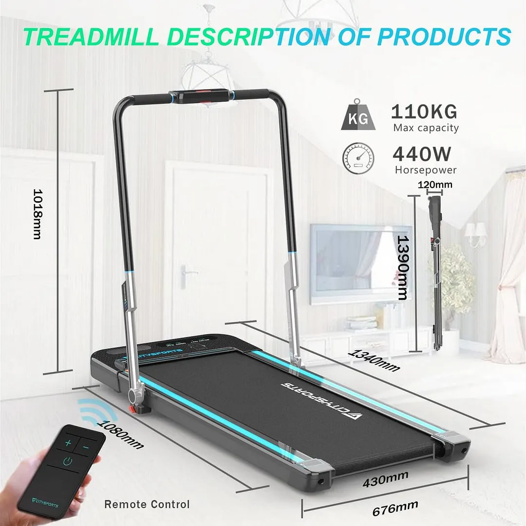 CITYSPORTS Foldable Walking Treadmill CS-WP3