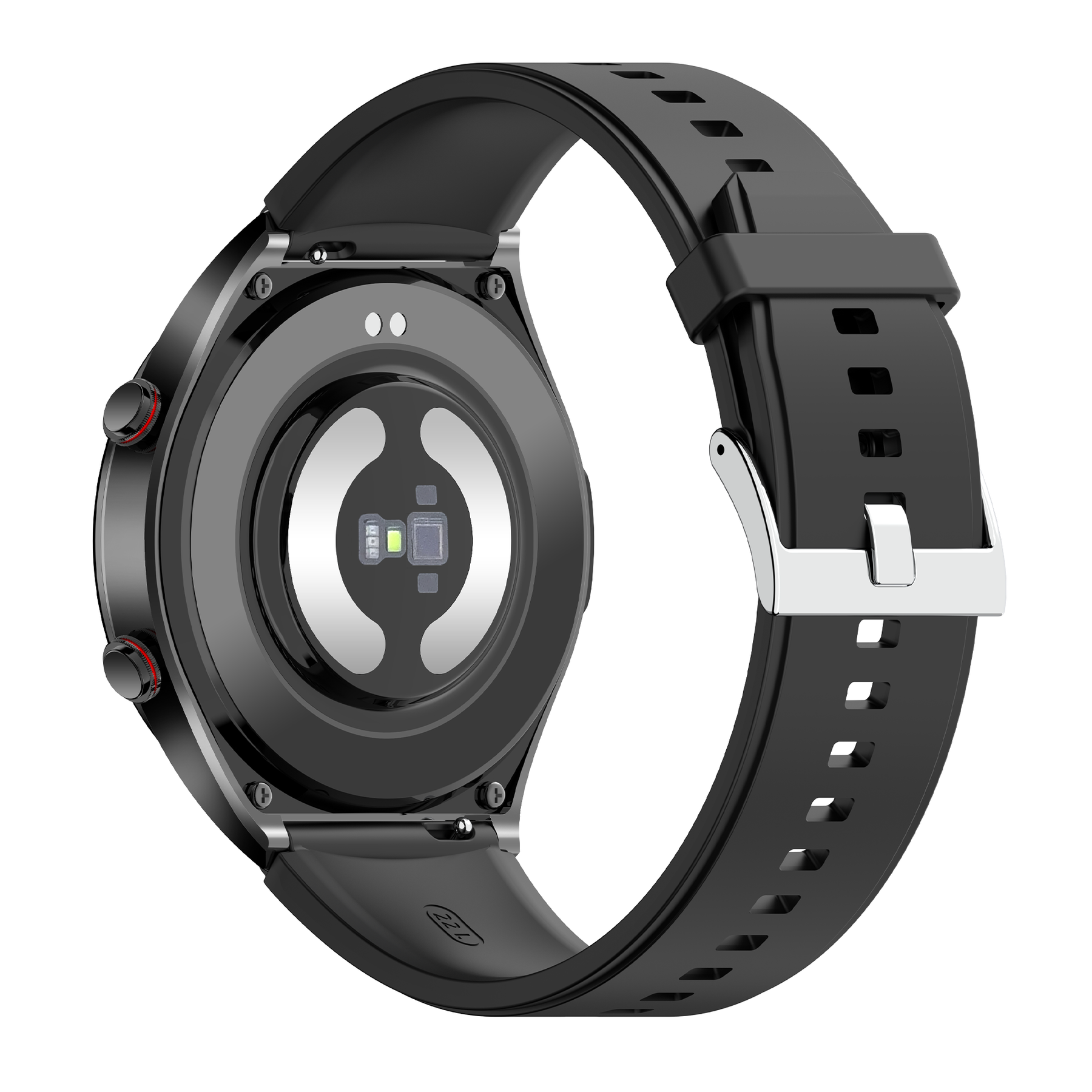 Black and White Health Smart Watch with One-click Blood Glucose Blood ...