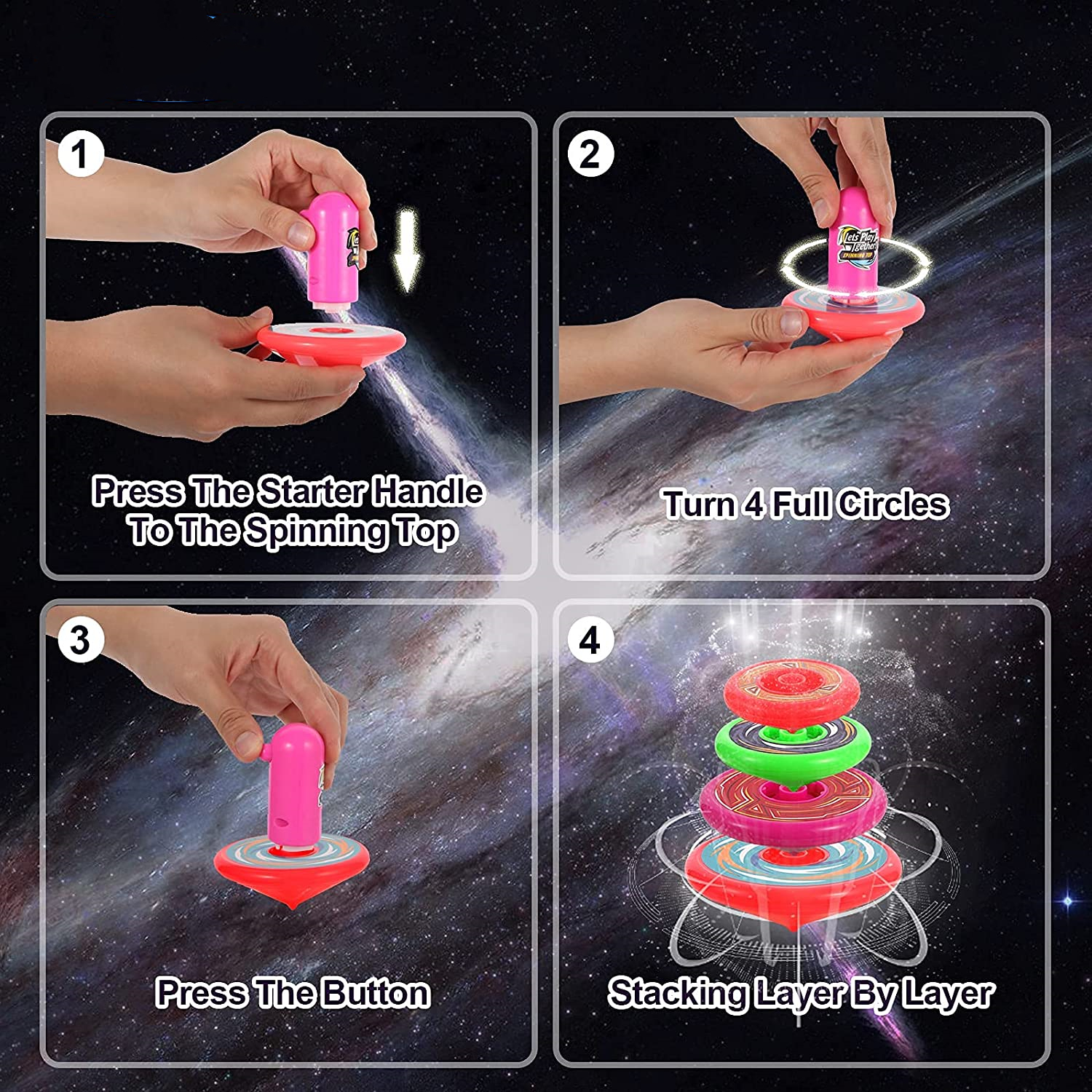 Stacking Spinning Tops