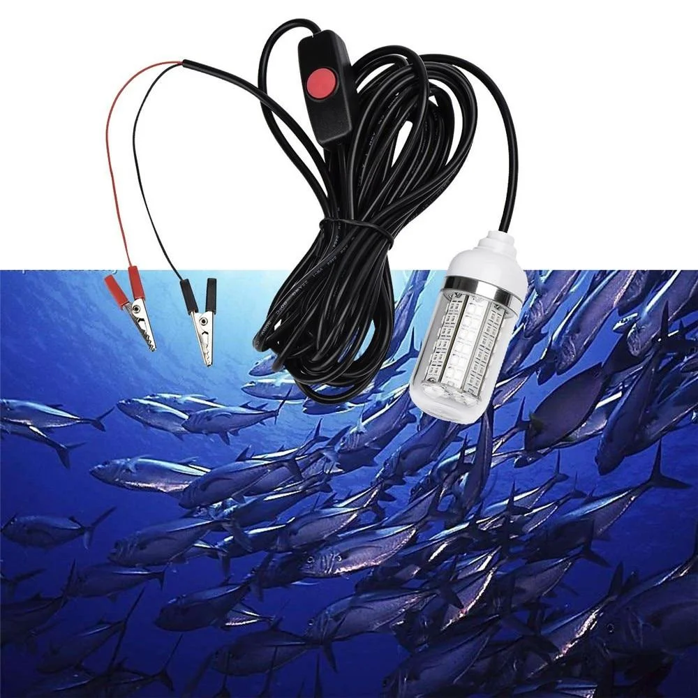 12V Fishing Light 108pcs 2835 LED Underwater Fishing Light IP68 Lures ...