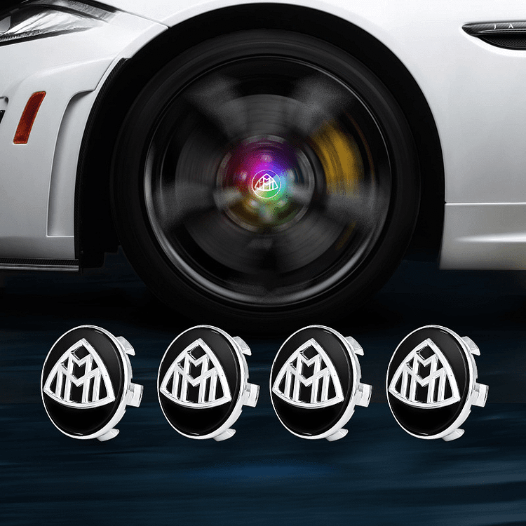 Greetlight Mercedes-Benz-Compatible Magnetic Suspension Hub Caps & LED ...