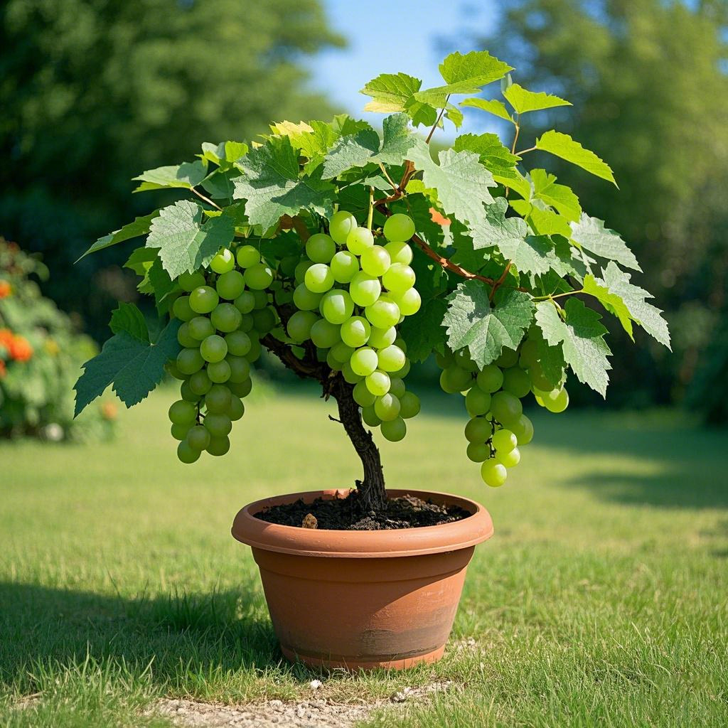 🌈Colorful Potted Grape Tree Seeds - Black, Pink, Rainbow, Green