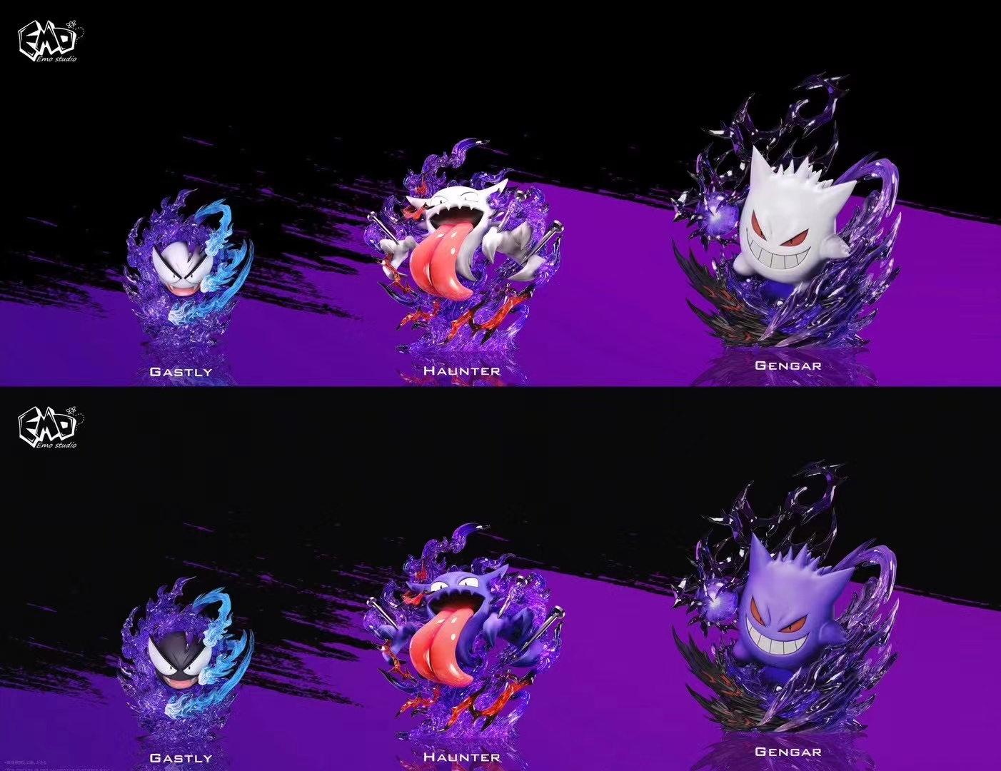 Pre-Order Gengar Emo Studio Pokemon 1/20 Anime Figure Resin Statue