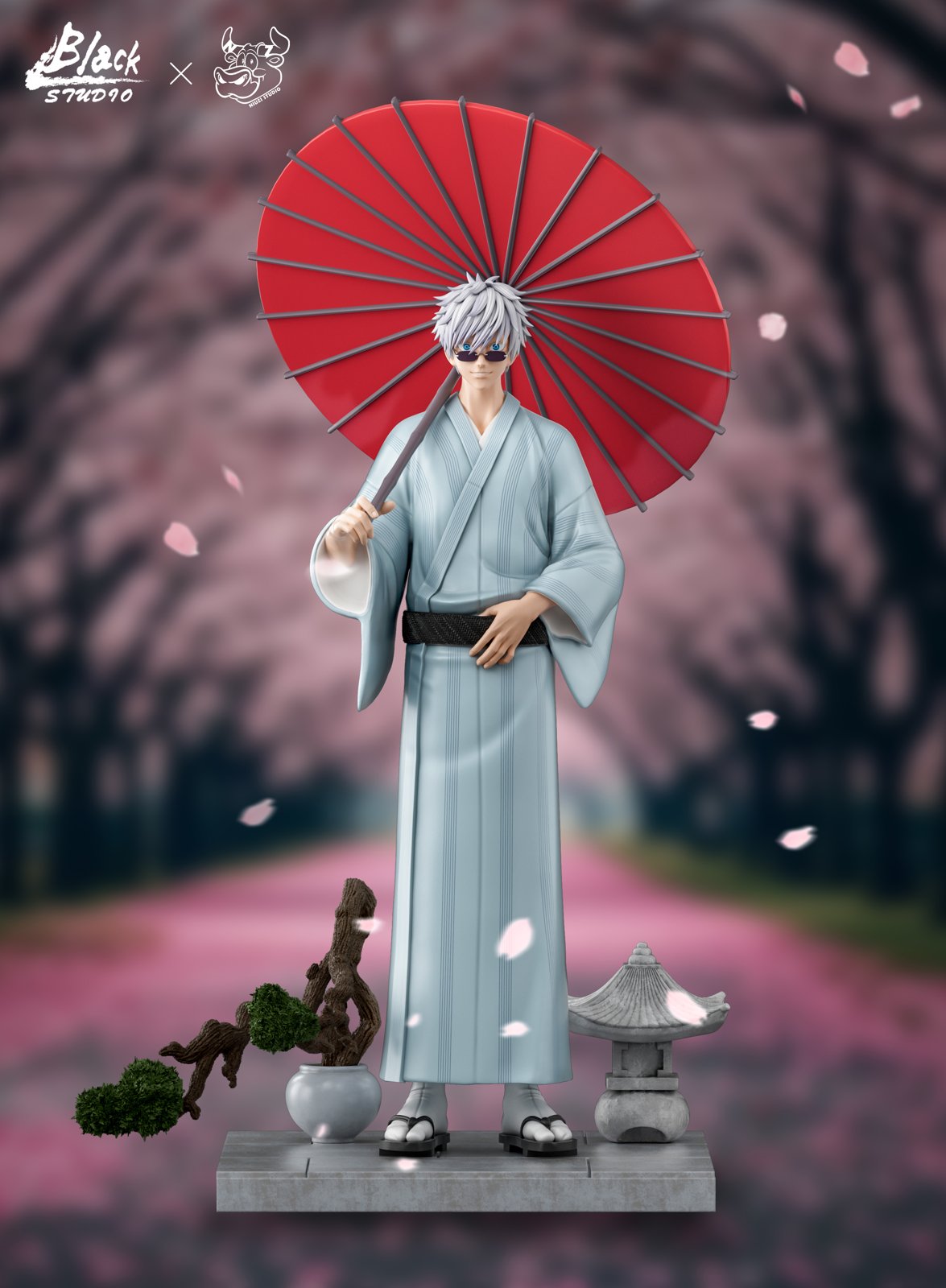 Kyoto Satoru Gojo - Jujutsu Kaisen Resin Statue - BLACK-Studio