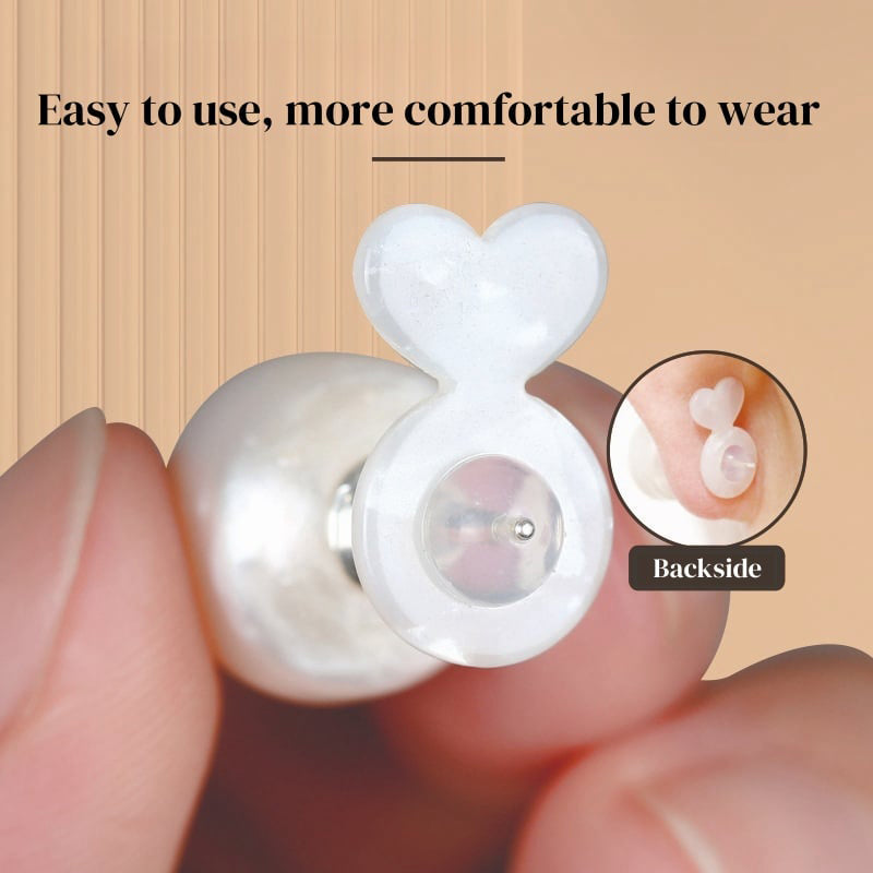 🔥Clear silicone earring backs with strong support