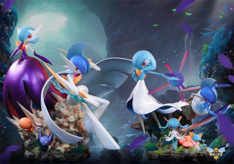 Evolution of Gardevoir Set - Pokemon Resin Statue - WASP Studios [In Stock]