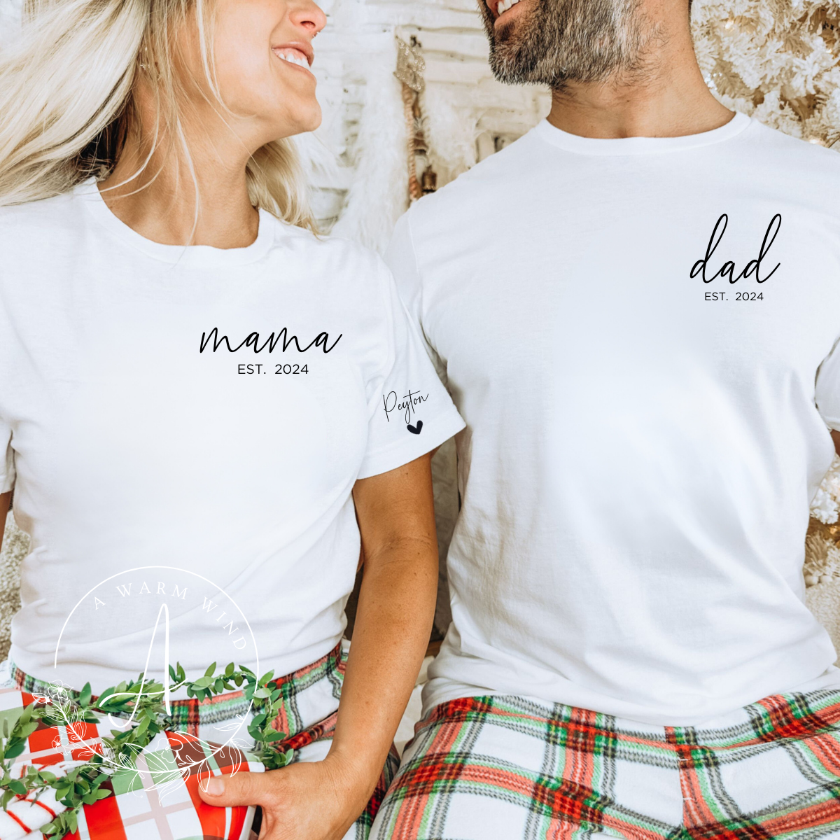 I Promise To Always Be By Your Side-Custom Mama Dad with Kid Name T ...