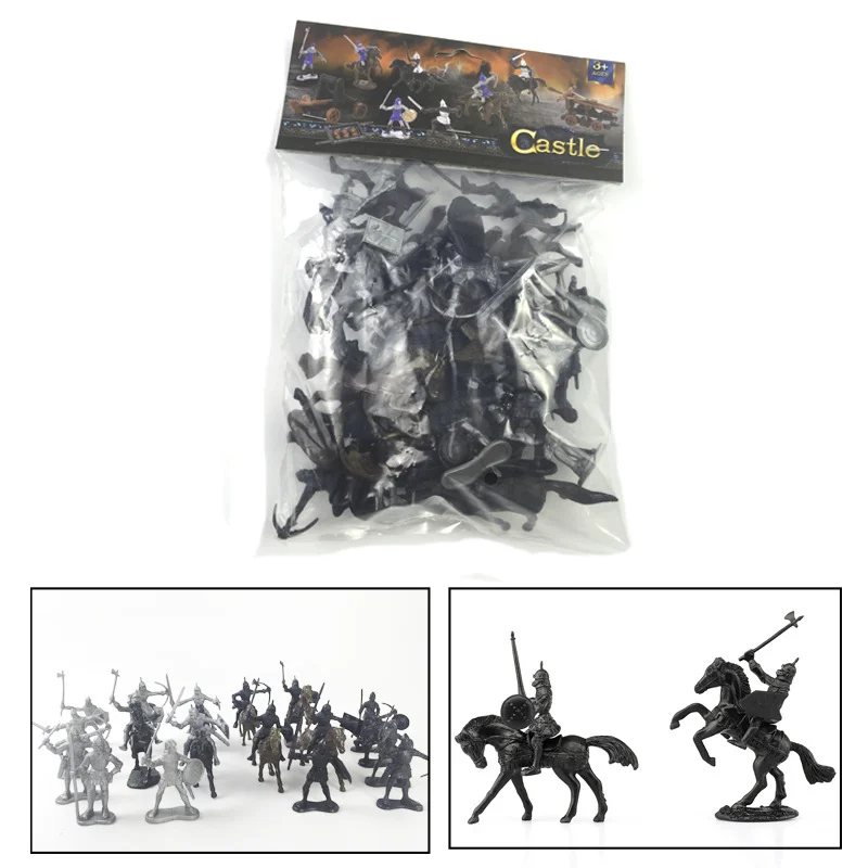 Churchf PCS Medieval Knights Model Toy Medieval Rome Empire Warriors ...