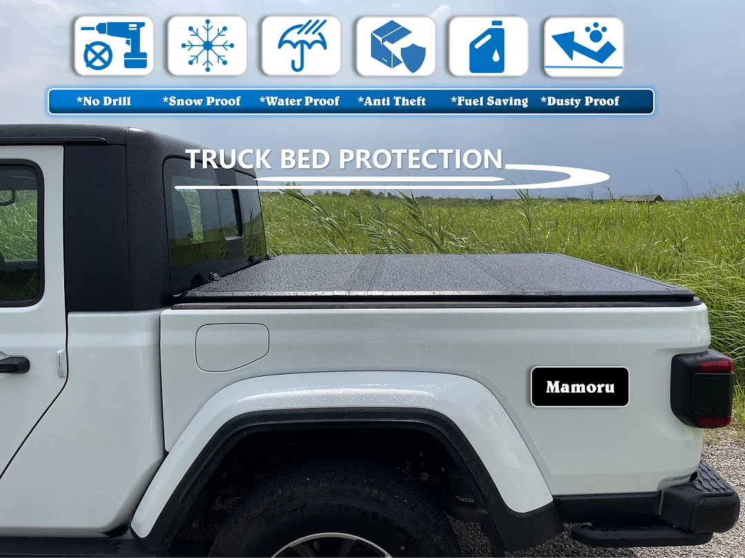 For 2020 2021 2022 2023 2024 2005 Jeep Gladiator 5ft Truck Bed Cover ...