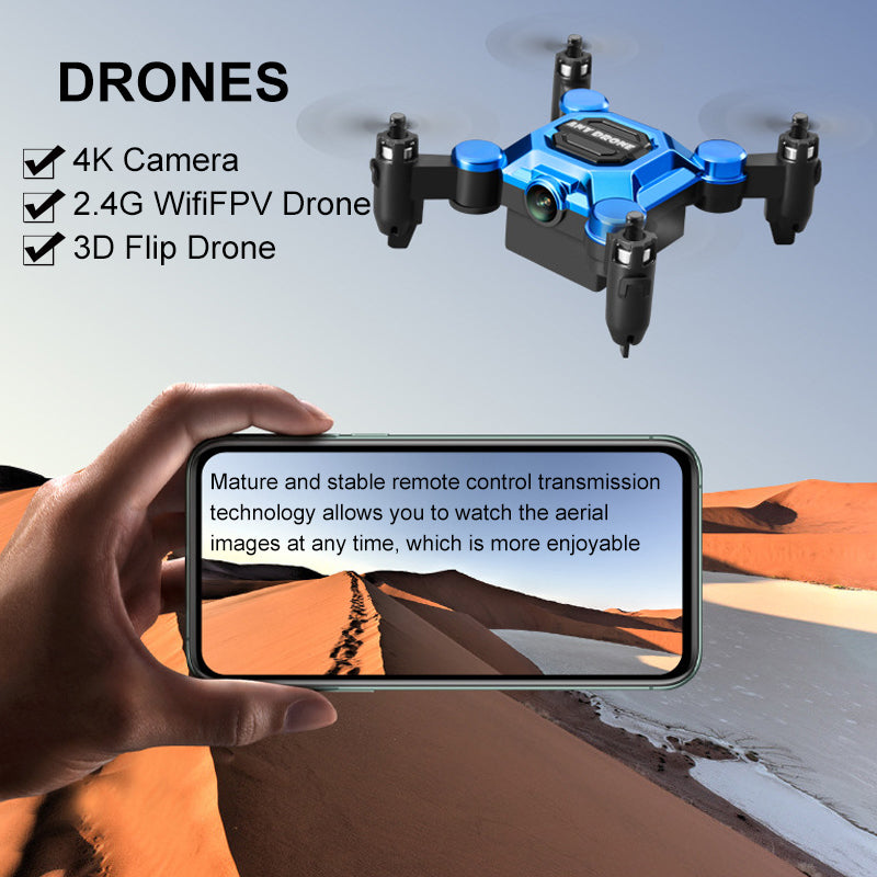2025 🚀🚀Mini Drone 4K Camera 2.4G Wifi FPV Drone For Beginners 3D Flip ...